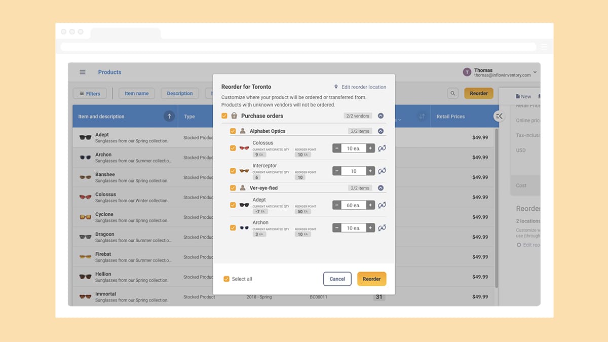 inFlow now has an improved PO software system | inFlow Blog