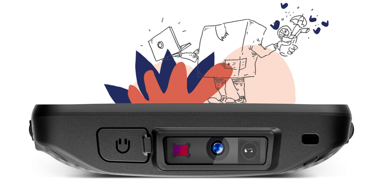 Smart Android Barcode Scanner Gun for Warehouses