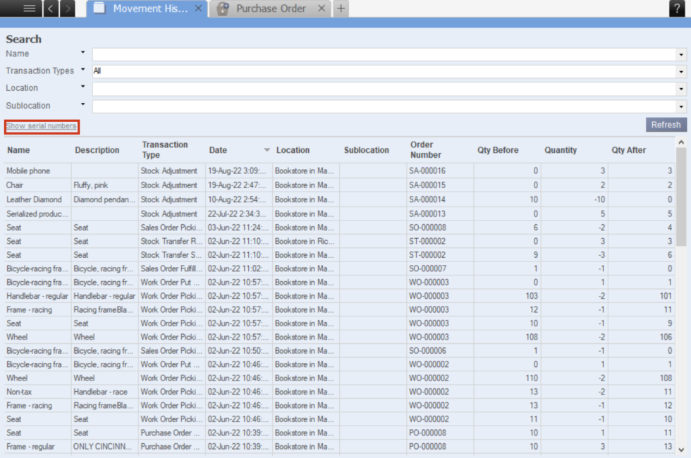 How to create and track serial numbers - inFlow Inventory