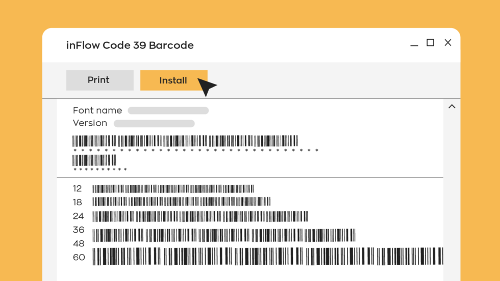 Free Code 39 (3 of 9) Barcode Font: Download & Use Unrestricted