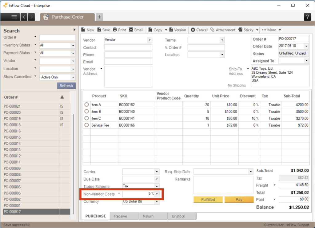 How does inFlow Cloud calculate the cost of a product / cost of goods ...