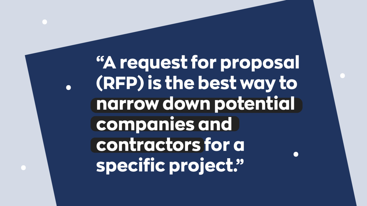 RFI vs. RFP vs. RFQ: A Crash Course For General Contractors RFI vs. RFP vs. RFQ: A Crash Course For General Contractors
