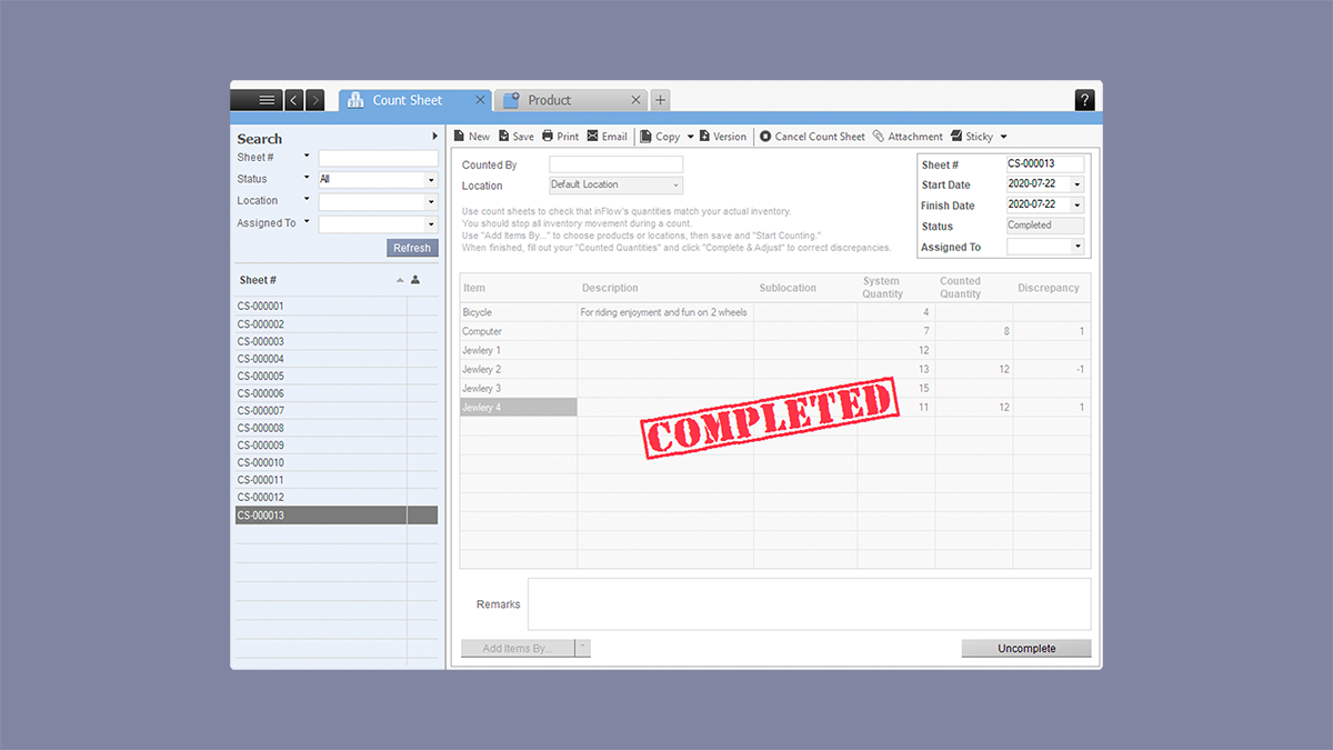 Stock Counts Are Now Available in the inFlow Web App - inFlow Inventory