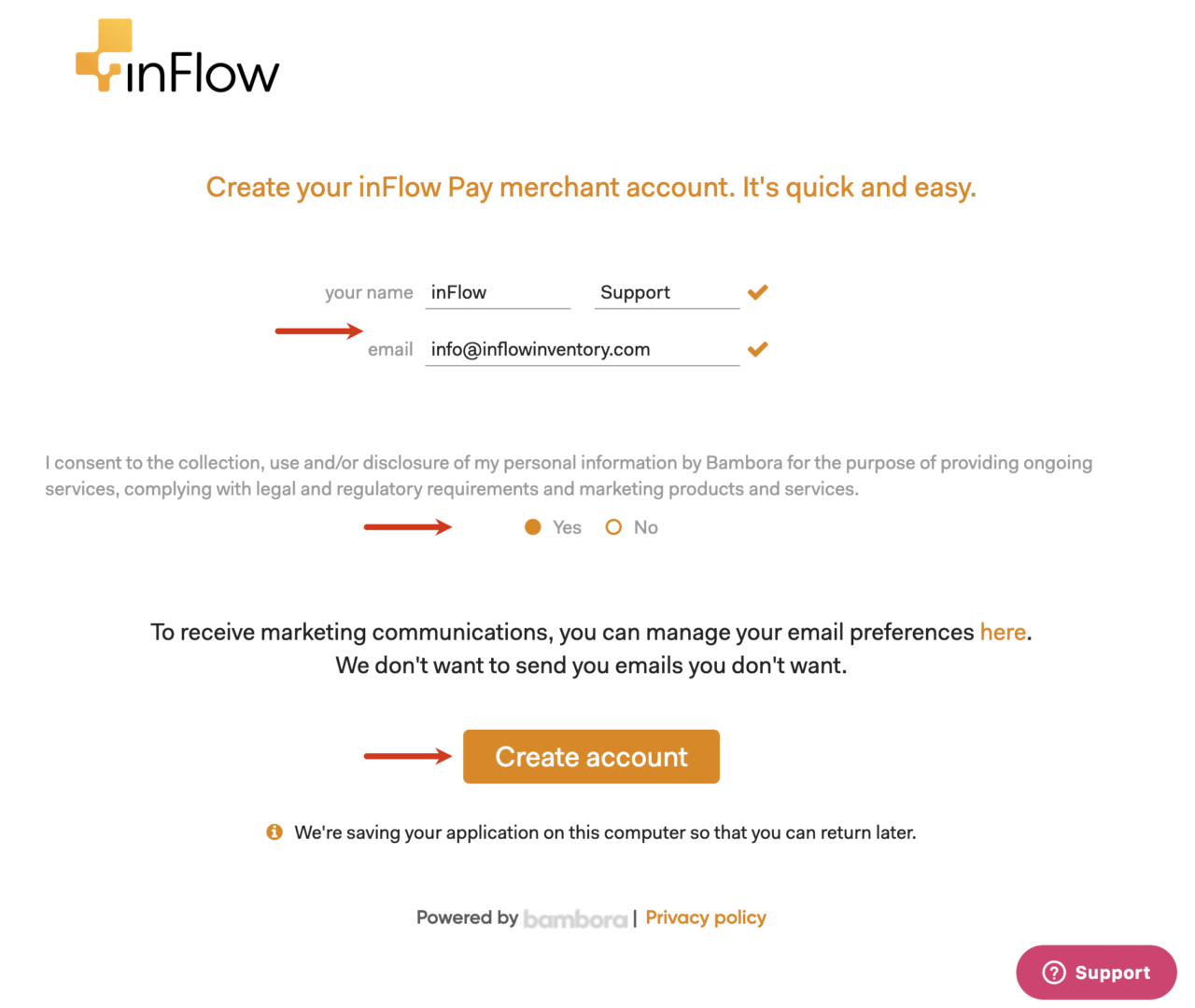 inFlow Pay: Accepting payments in inFlow - inFlow Inventory