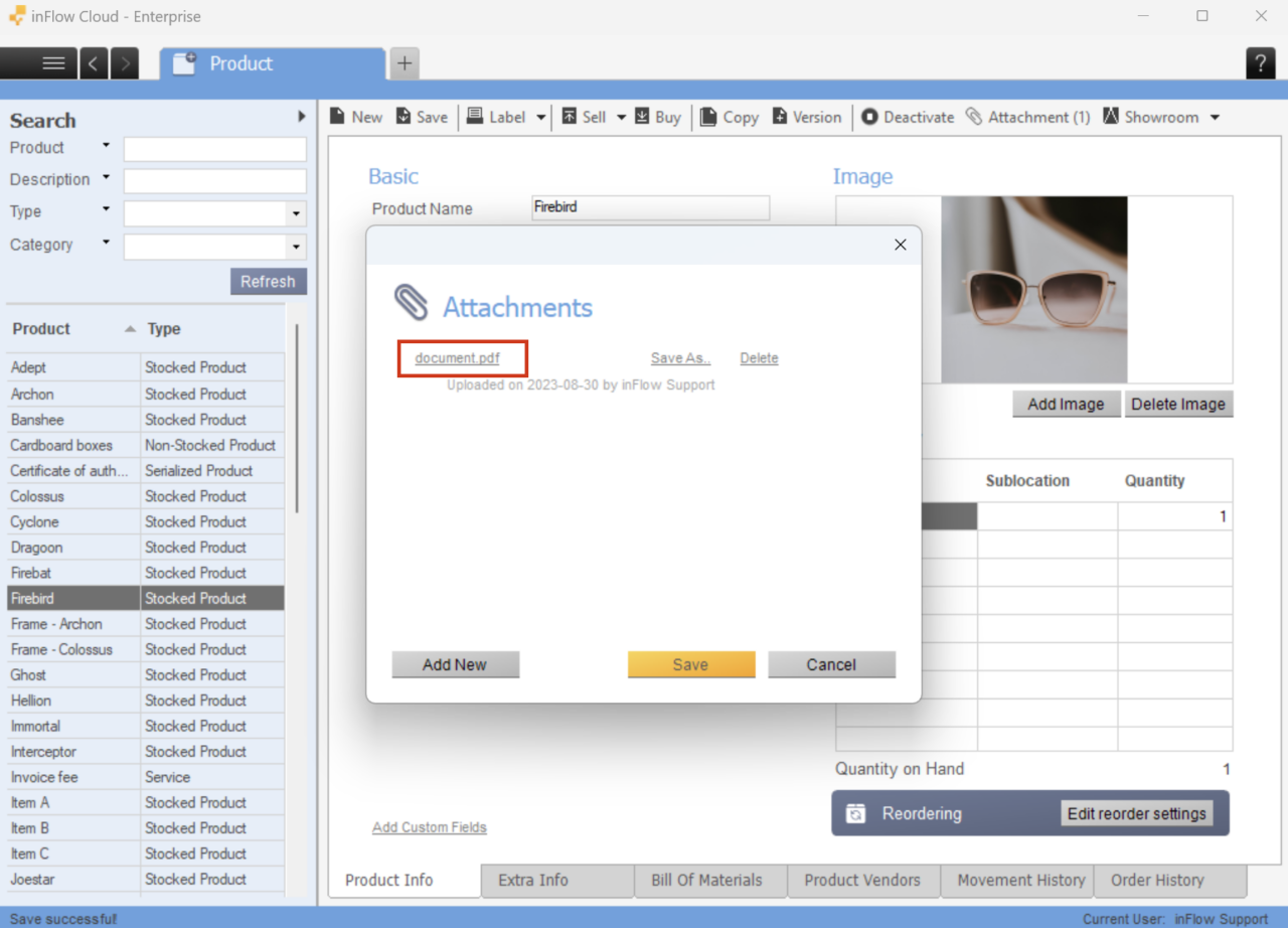 How to add attachments (products, customers, vendors, orders) - inFlow ...