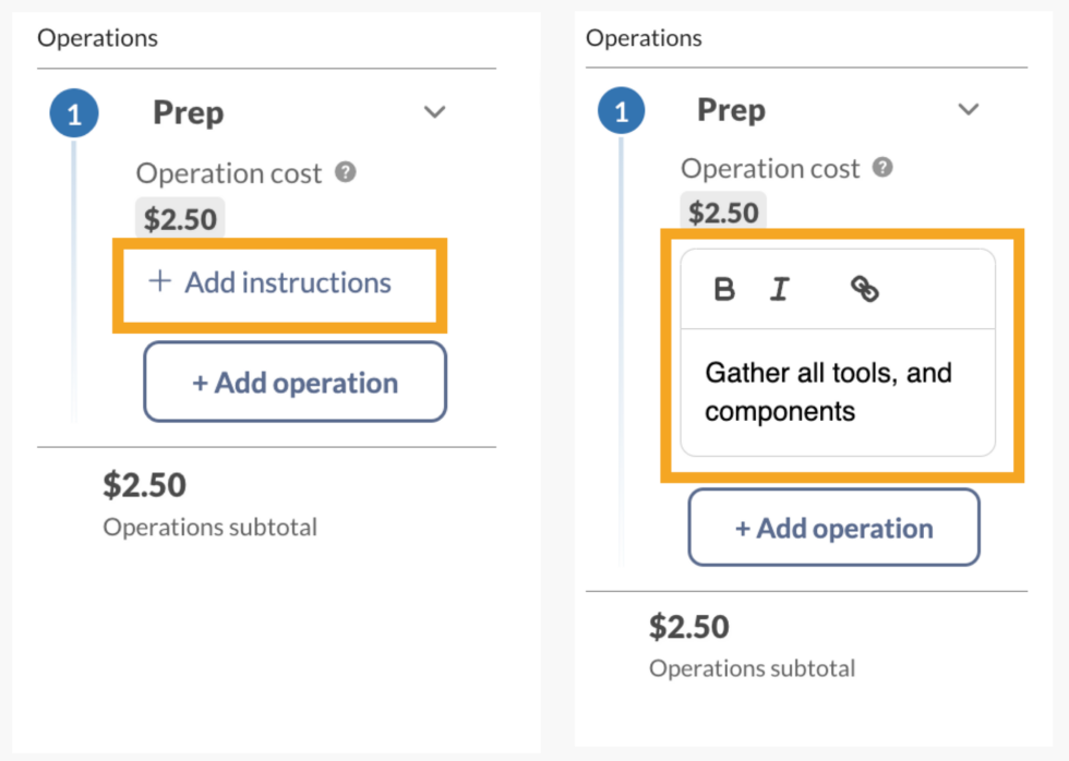 How to create a bill of materials (Web) - inFlow Inventory