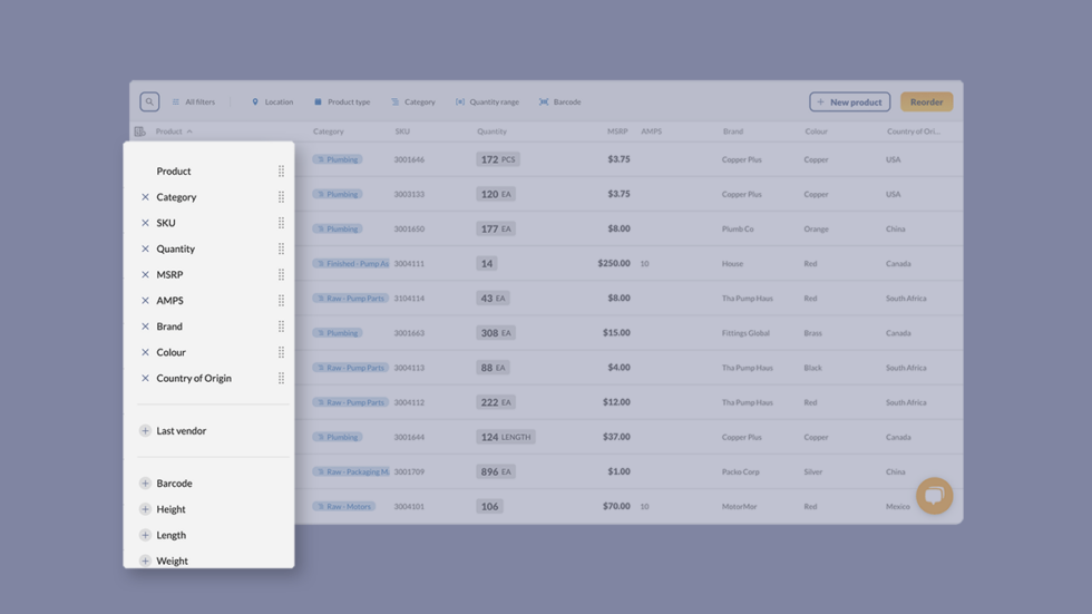 List improvements and bulk actions - inFlow Inventory