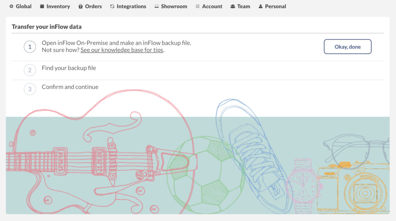 How to transfer inFlow On-Premise data to inFlow Inventory - inFlow Inventory