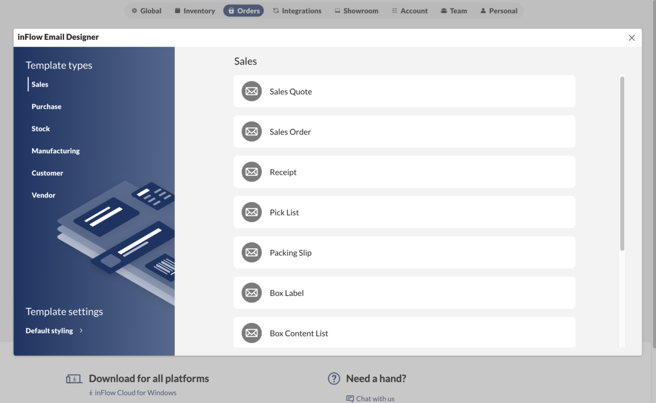 How to create email templates with inFlow's Email Designer - inFlow ...