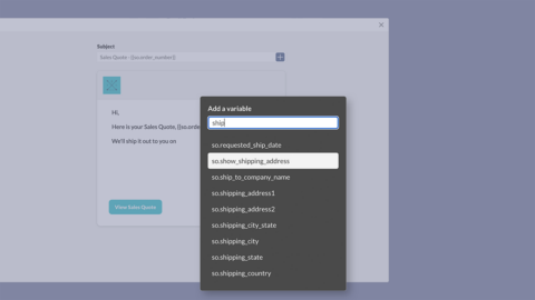 Create Customized Messages with inFlow Email Designer - inFlow Inventory