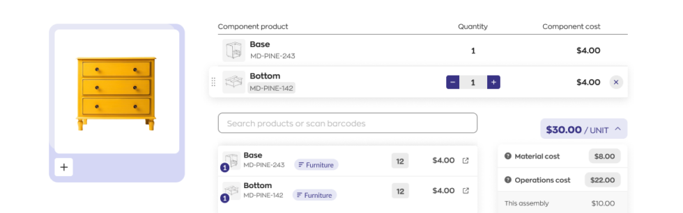 inFlow Manufacturing Software