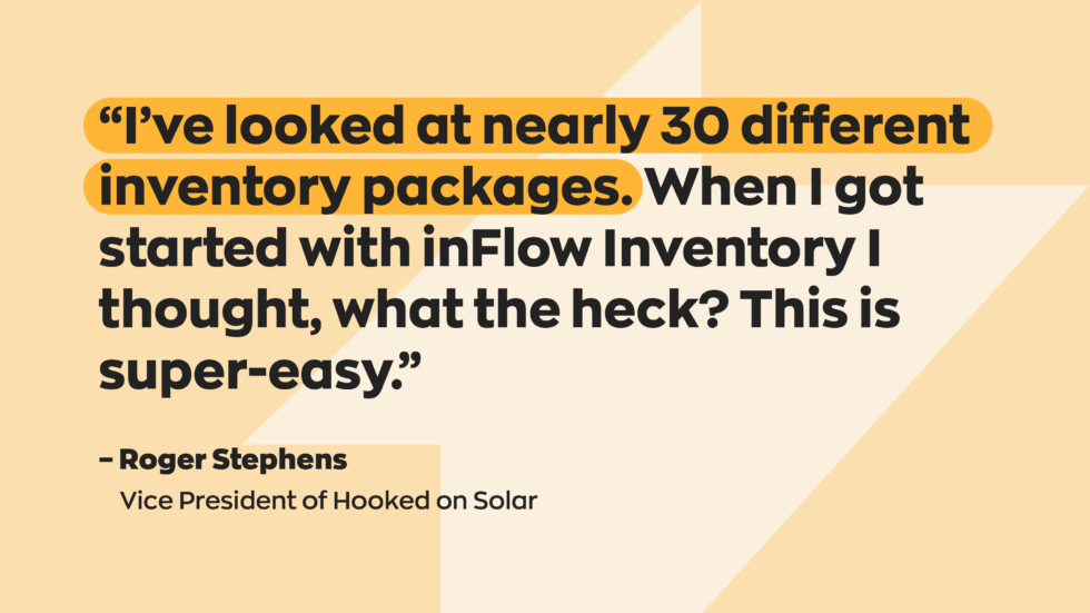 How a Solar Company Reduced COGS by 20% - inFlow Inventory