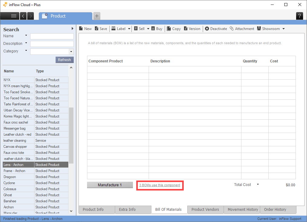 How do I make products (or kits) out of raw materials using a work ...